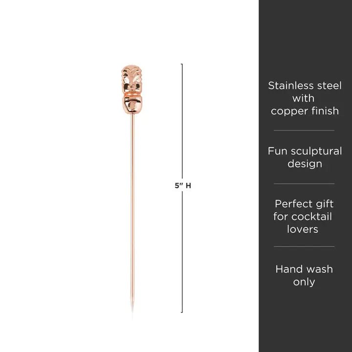 Viski Pacific™ Copper-Plated Tiki Cocktail Picks - Set of 4 – Paradigm ...